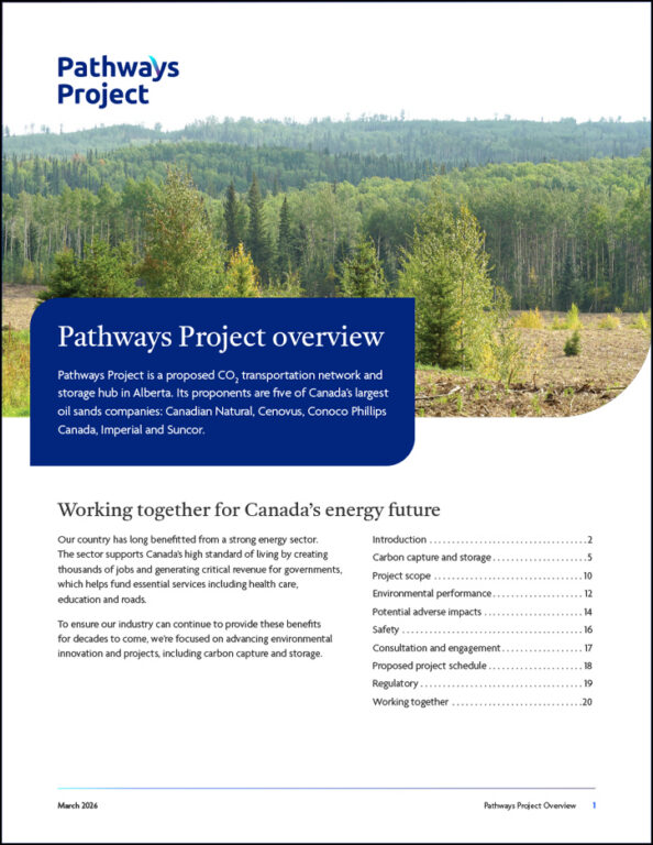 Pathways Project overview - Oil Sands Alliance